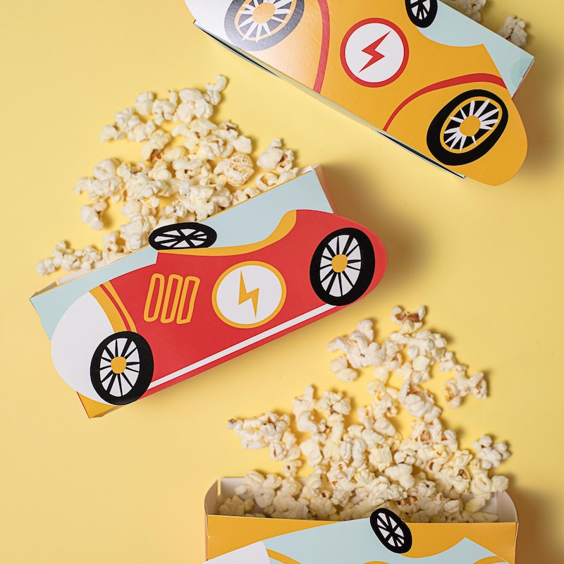 Race Car Snack Box - Etsy