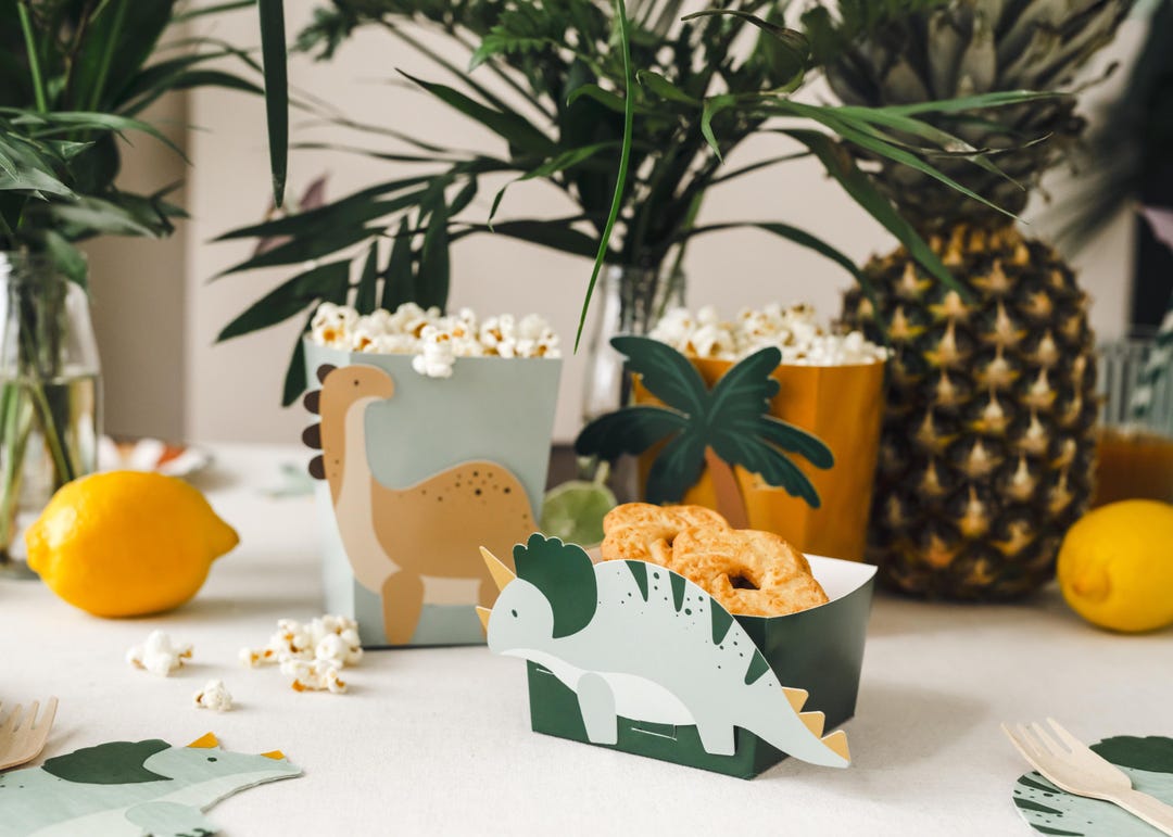 Dinosaur Party Snack Boxes (pack of 6), Dinosaur Party Food Boxes ...