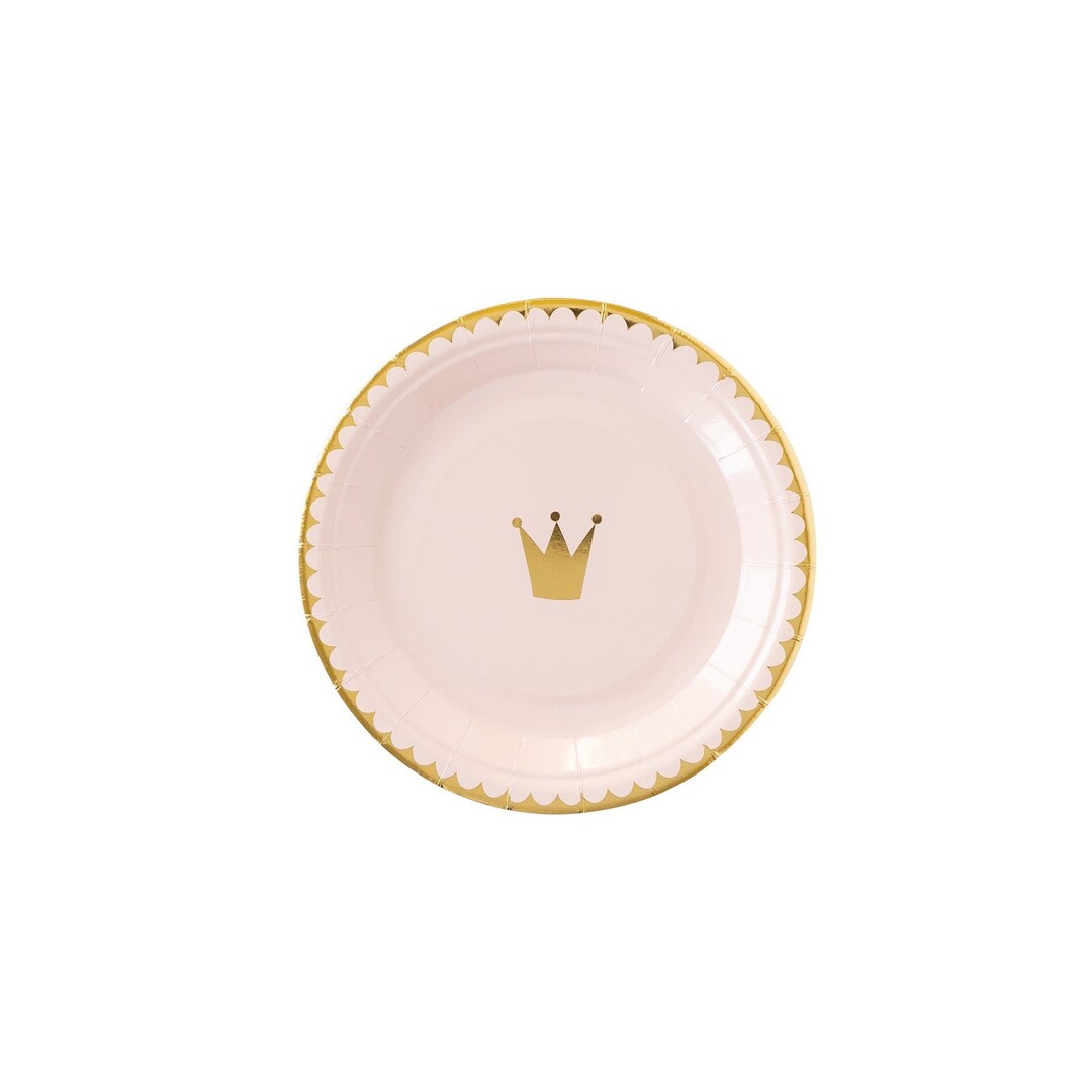 Princess Crown Party Plates X 8, My Mind's Eye Princess Party Plates ...