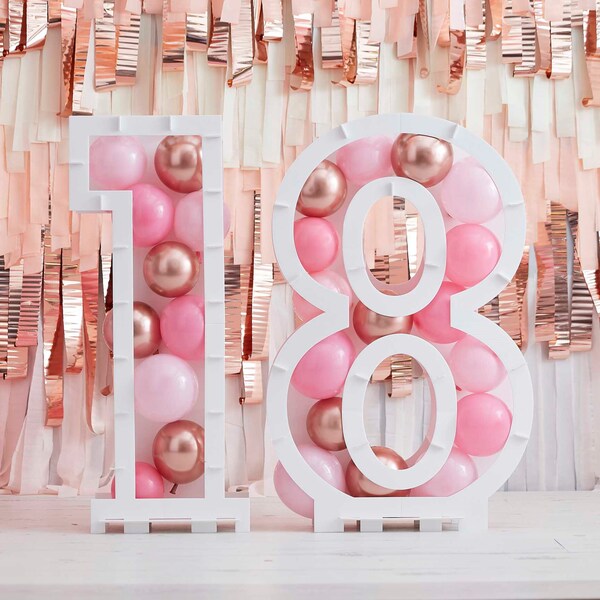 Mosaic Balloon Numbers - Etsy