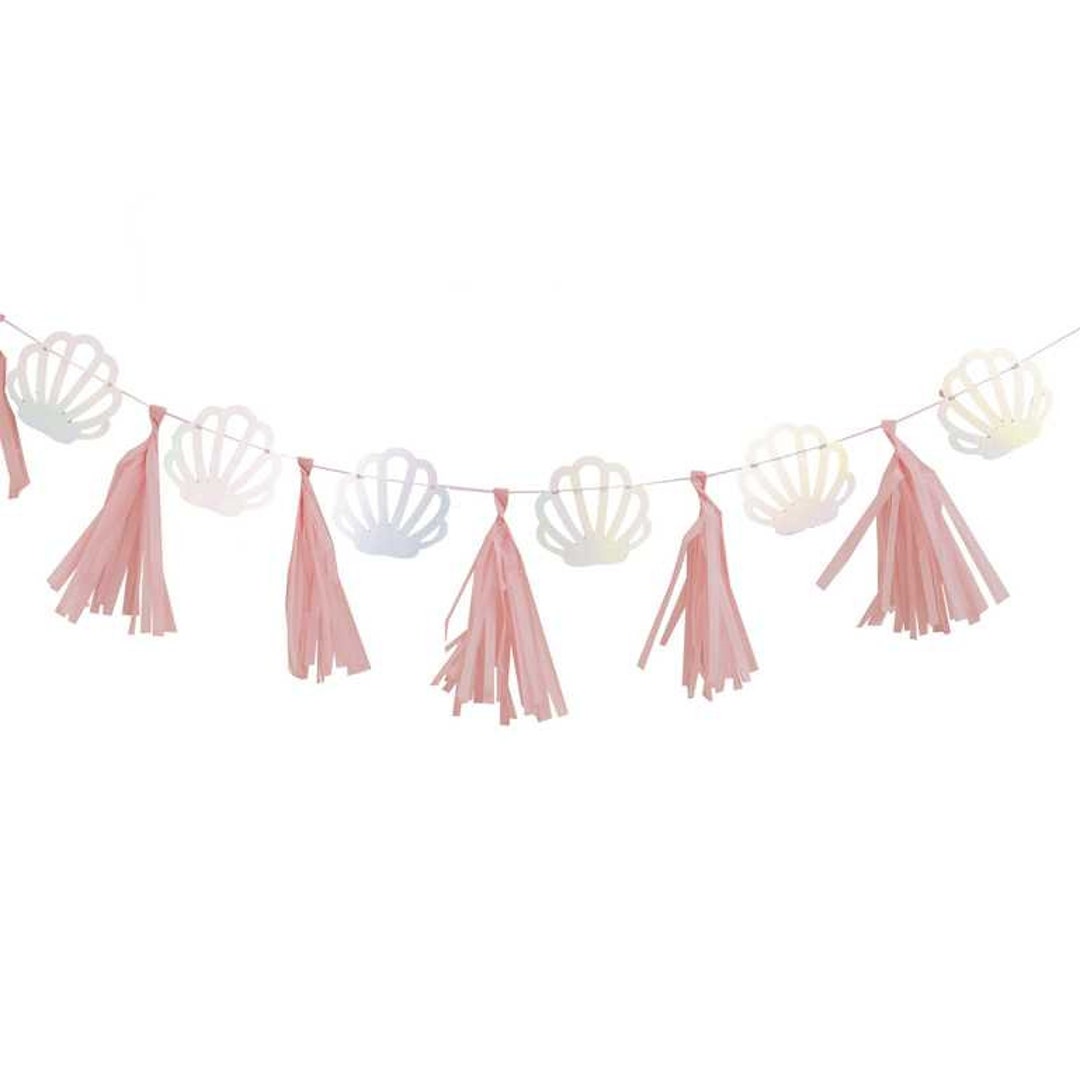Mermaid Party Bunting Under the Sea Party Mermaid Shell - Etsy