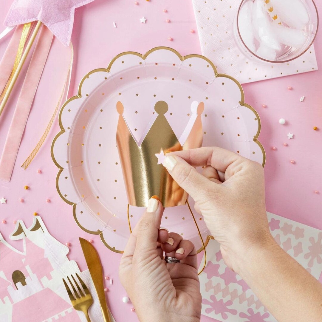 Princess Party Decorate Your Own Princess Crowns X 8, My Minds Eye ...