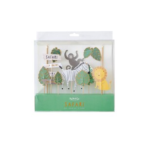 Safari Party Cake Topper Set, My Mind's Eye Safari Party Cake ...