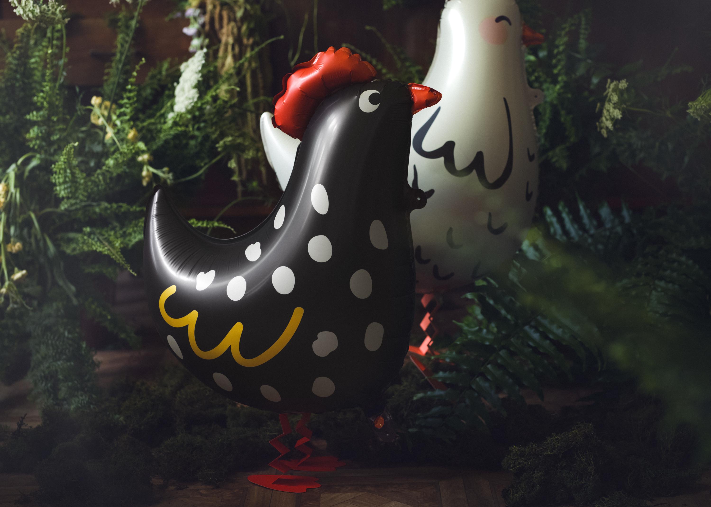 Spring Hen Foil Balloon, Easter Chick Balloon, Easter Decorations, Farm ...