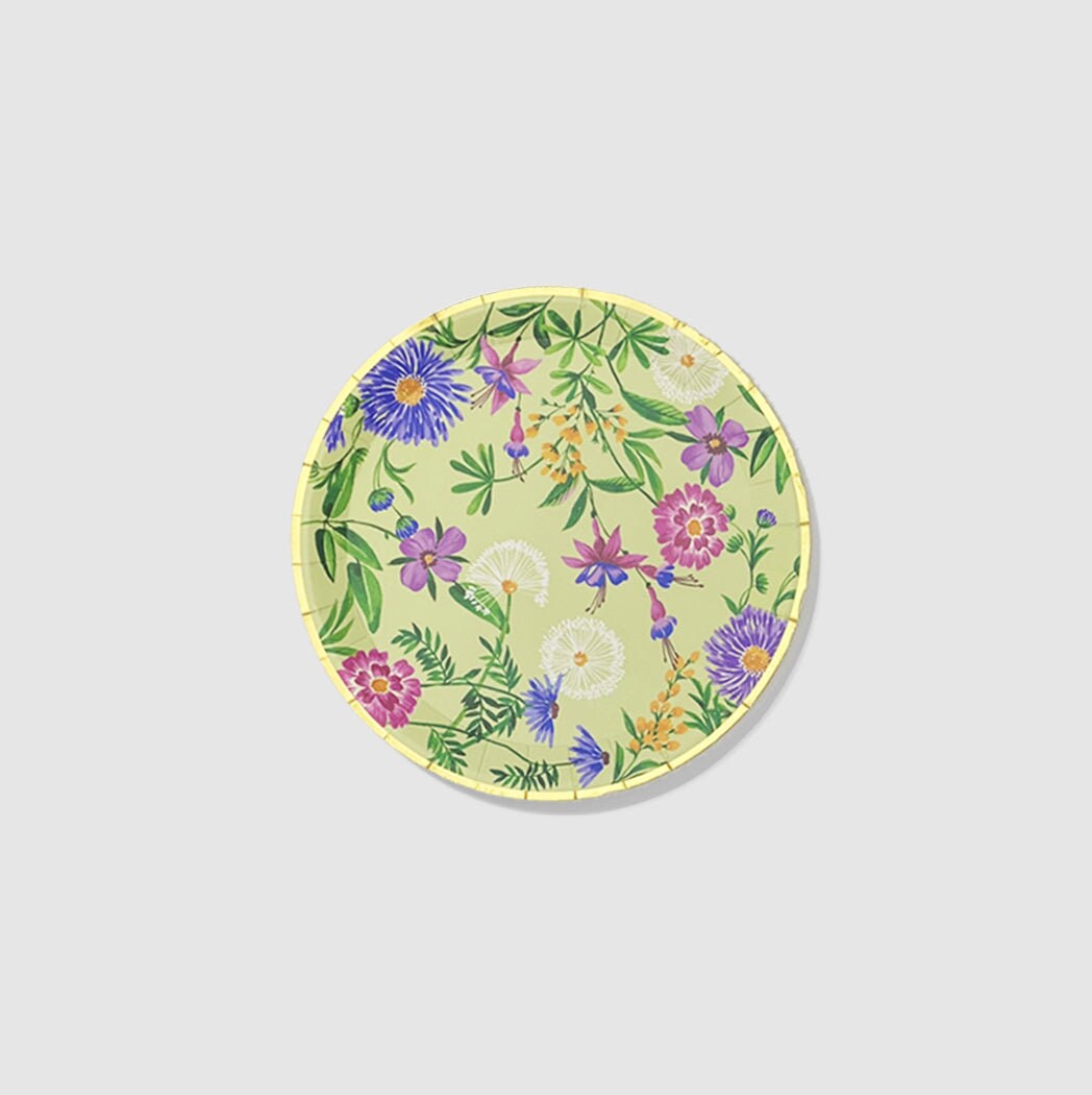 Floral Small Party Plates X 10 Wedding Party Plates Floral - Etsy UK