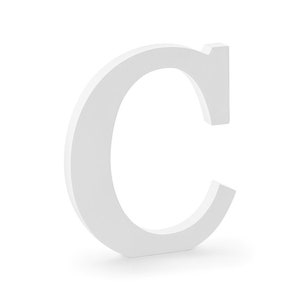 White Personalised Wooden Letters, Freestanding Wooden Letters, Wedding ...