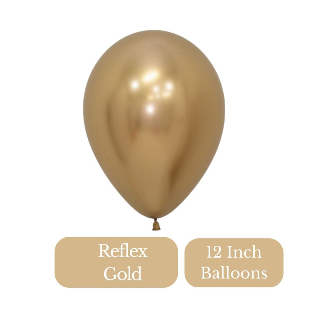 Metallic Gold Balloons, High Quality Latex Gold Balloon Bundle, Baby ...