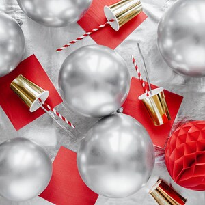 Silver Party Balloon Bundle - Etsy