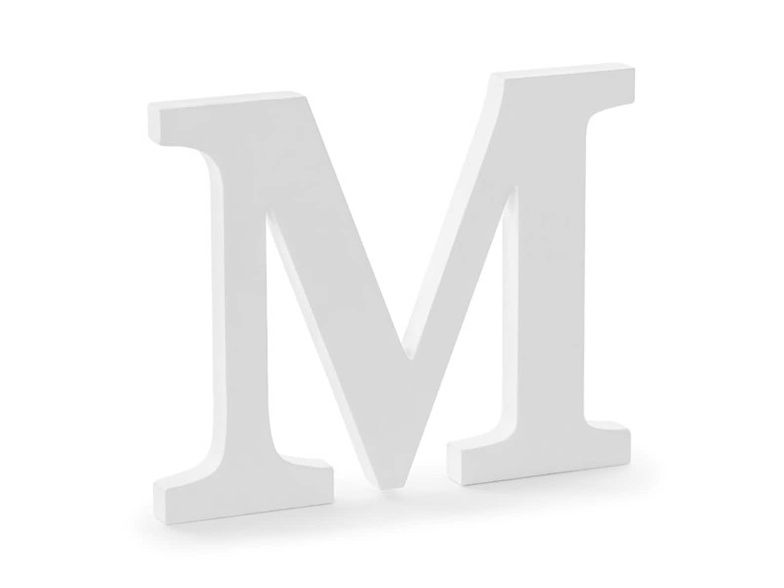 White Personalised Wooden Letters Freestanding Wooden - Etsy UK