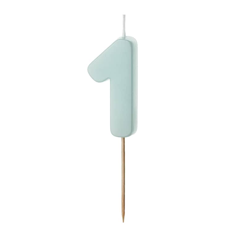 Number One Candle - Etsy