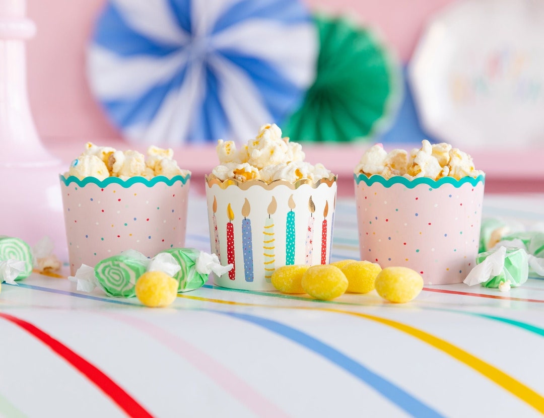 Colourful Cute Party Birthday Food Cups X 50, Ice Cream Cups, Easter ...