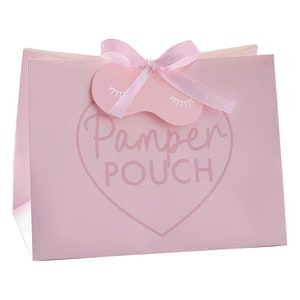 Pink Pamper Party Bags X 5, Girls Pink Large Party Favour Bags, Luxury ...