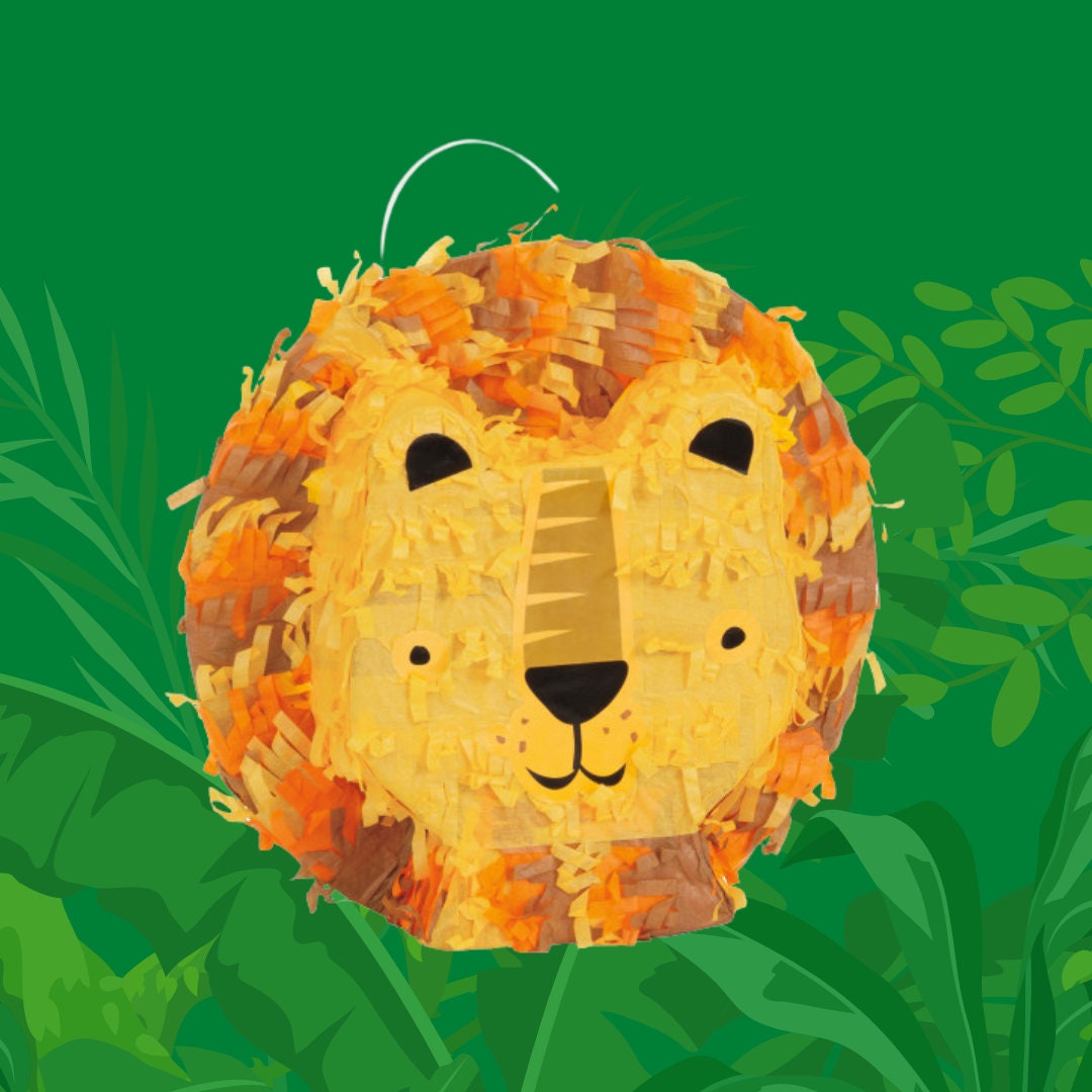Safari Party Piñata, Lion Pinata, Safari Party Pinata, Jungle Animal ...