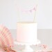 Pink Bunting Cake Topper, Cake by Courtney Bunting Cake Decoration ...