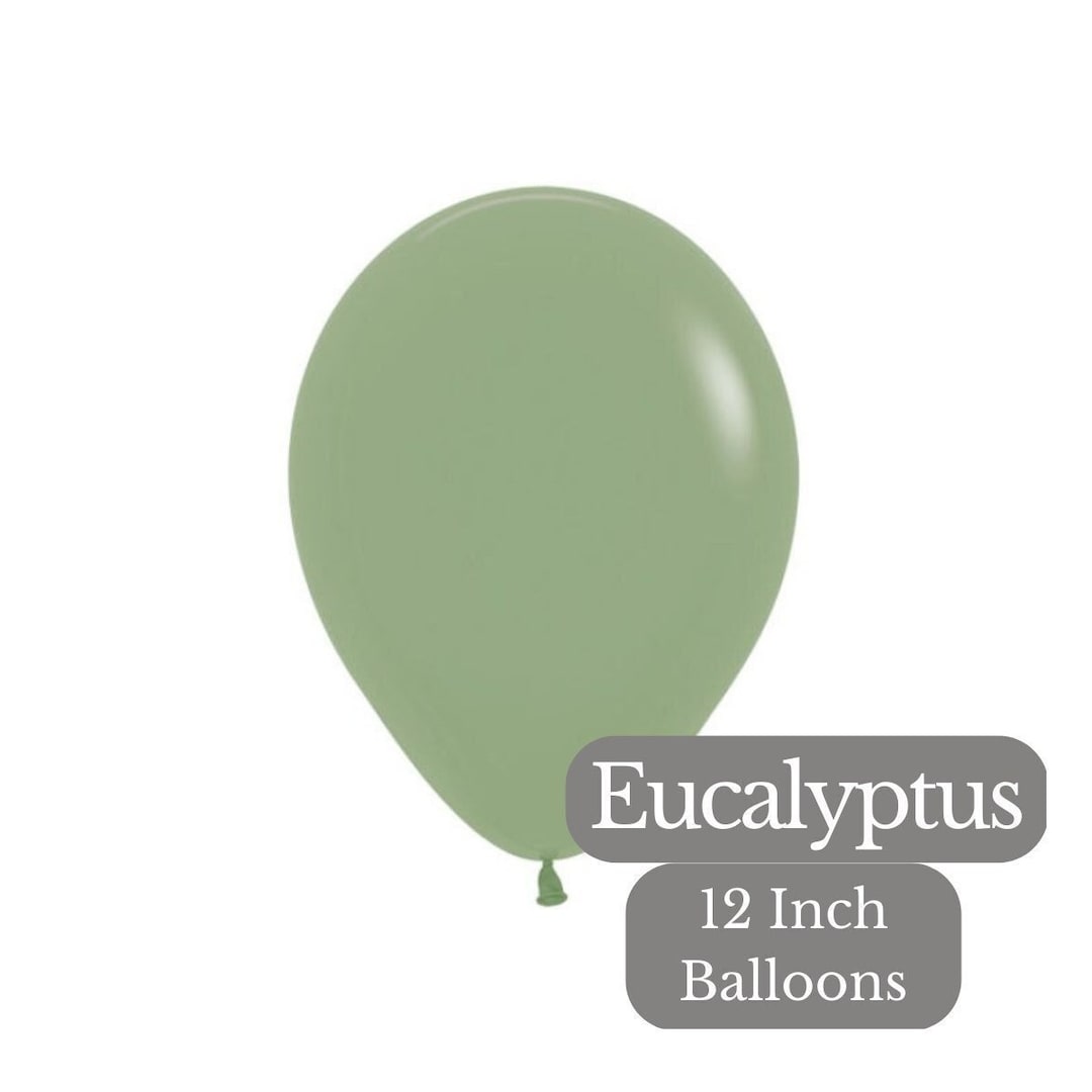 Eucalyptus Sage Green Balloons, High Quality Latex Sage Green Balloon ...