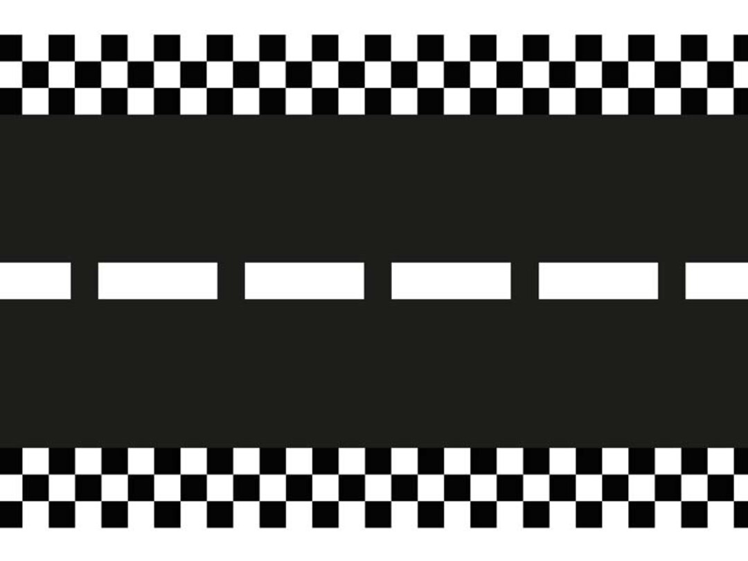 Racing Track Table Runner (5m), Race Car Birthday Party Supplies ...