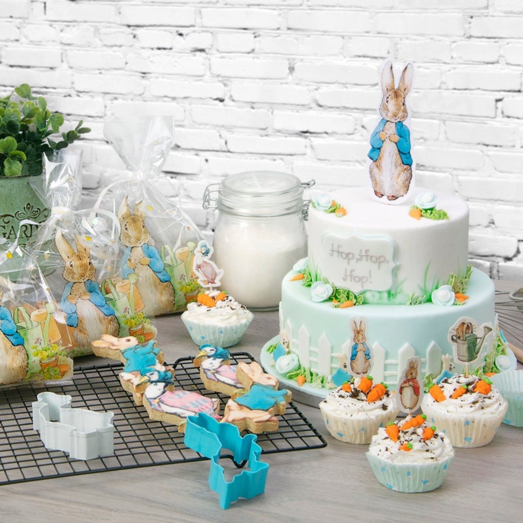 Peter Rabbit Cake Topper, Peter Rabbit Birthday Cake Decoration, Peter ...