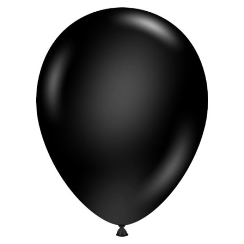 Black Balloons Latex Balloons - 11 Inch Black Latex Party Balloons for ...