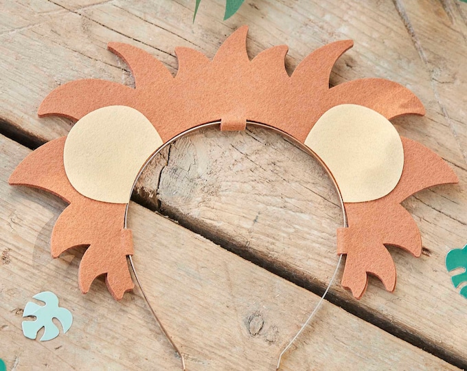 Jungle Safari Zoo Animals Theme Ears Headband Birthday Party Favor ...