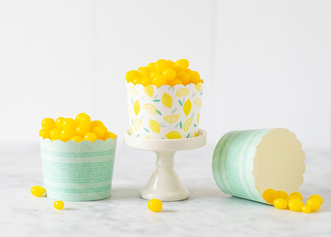 Light Blue and Yellow Easter Food Cups X 50, Easter Charcuterie Cups ...