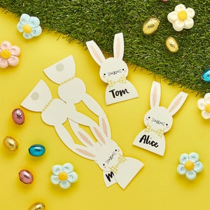 Easter Bunny Place Cards - 10 Pack, Easter Table Setting Name Cards - Etsy