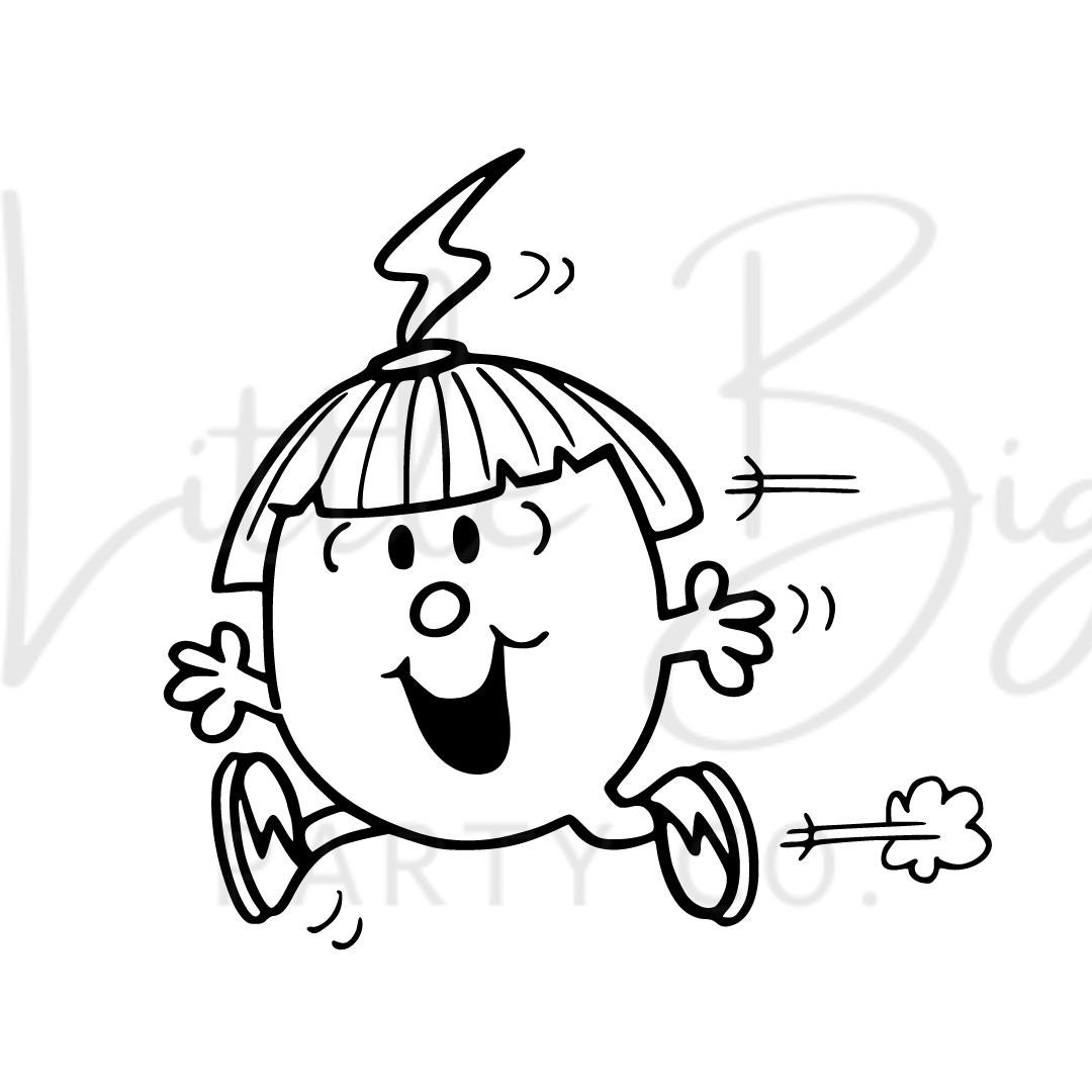 Little Miss Energy SVG PNG Vector File for Cricut and - Etsy