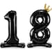 18 Balloon, Giant Standing 18th Birthday Balloon, Standing Foil Balloon ...