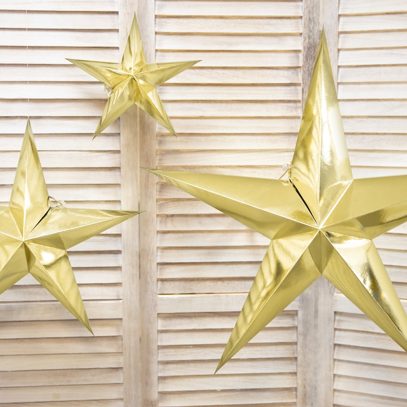 Large Gold Stars - Etsy UK
