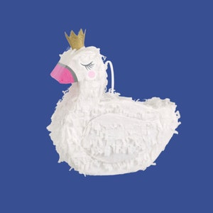 Mini Swan Party Pinata, Swan Party Decorations, Princess Swan, Princess ...