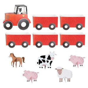 Farm Animal Party Tractor Treat and Food Stand, Party Food Platter ...