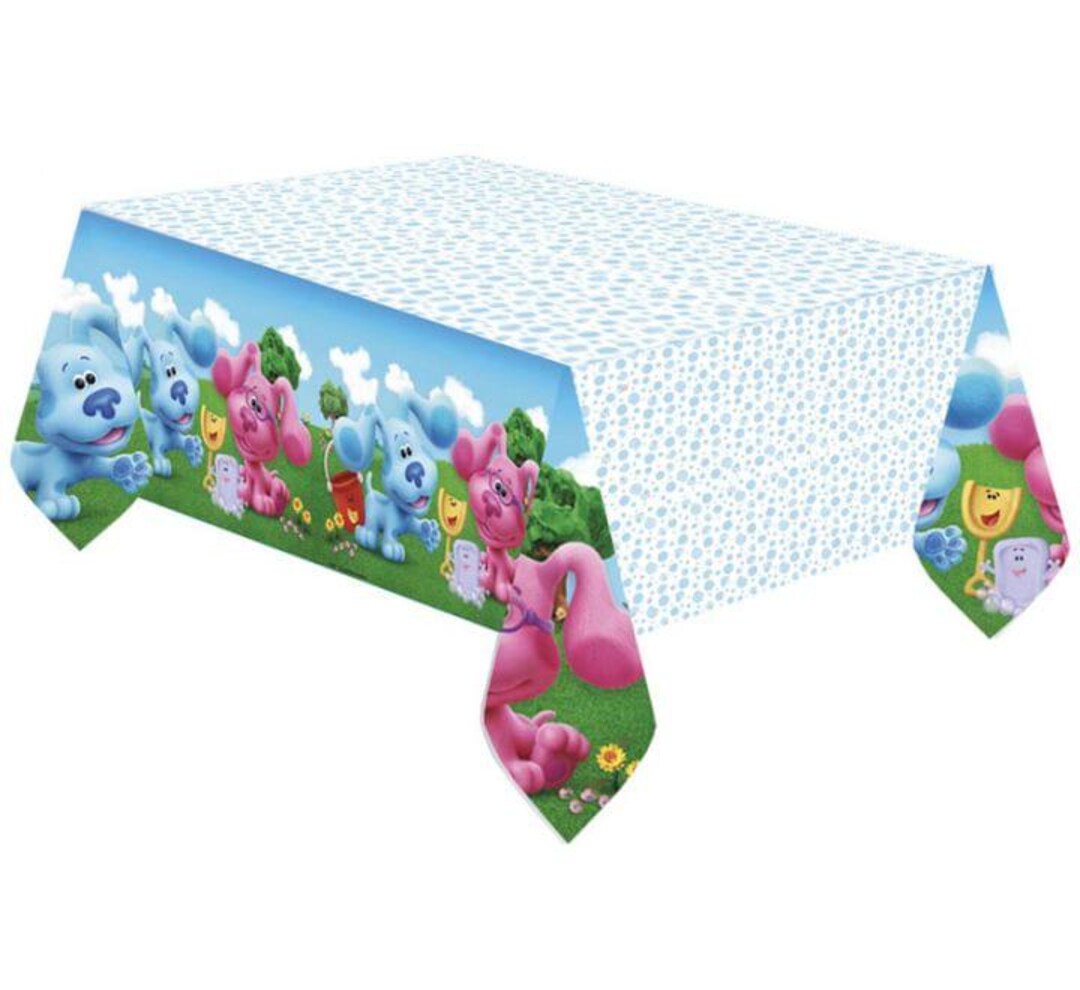 Blues Clues Party Table Cover - Etsy