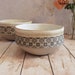Large Wide Ceramic Bowl Large Flat Bowl With a Combination of Hand ...