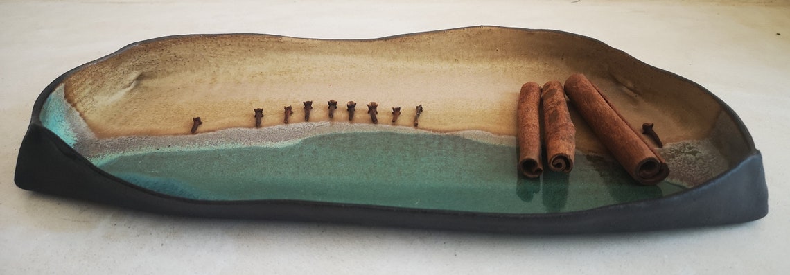 Rectangular Ceramic Serving Tray Pottery Serving Dish - Etsy