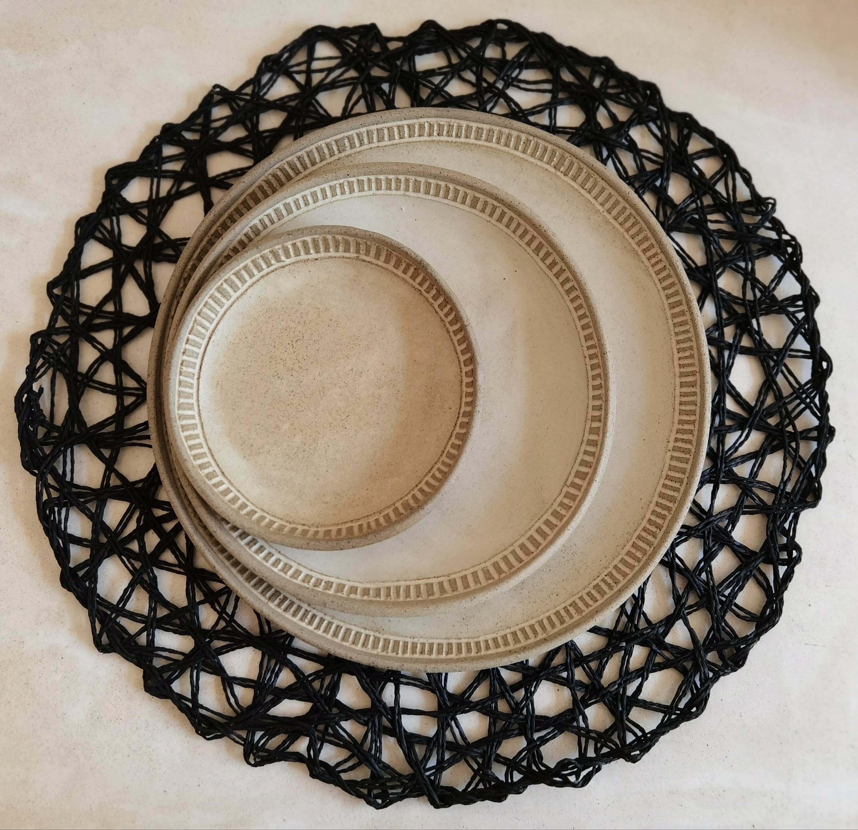 Ceramic Serving Dish Set Pottery Serving Dish Handmade Plate | Etsy