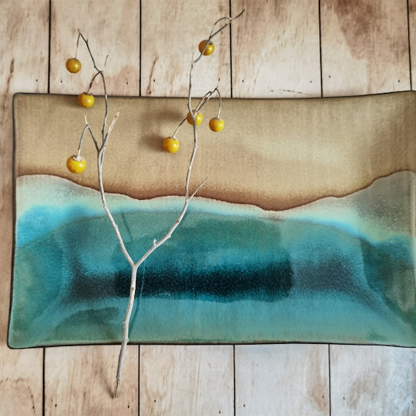 Handmade Pottery Tray - Etsy