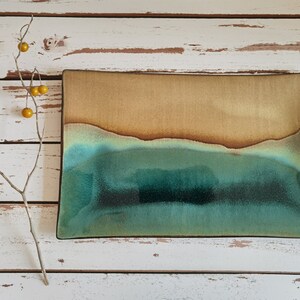 Rectangular Ceramic Serving Tray, Pottery Serving Dish, Handmade Tray ...
