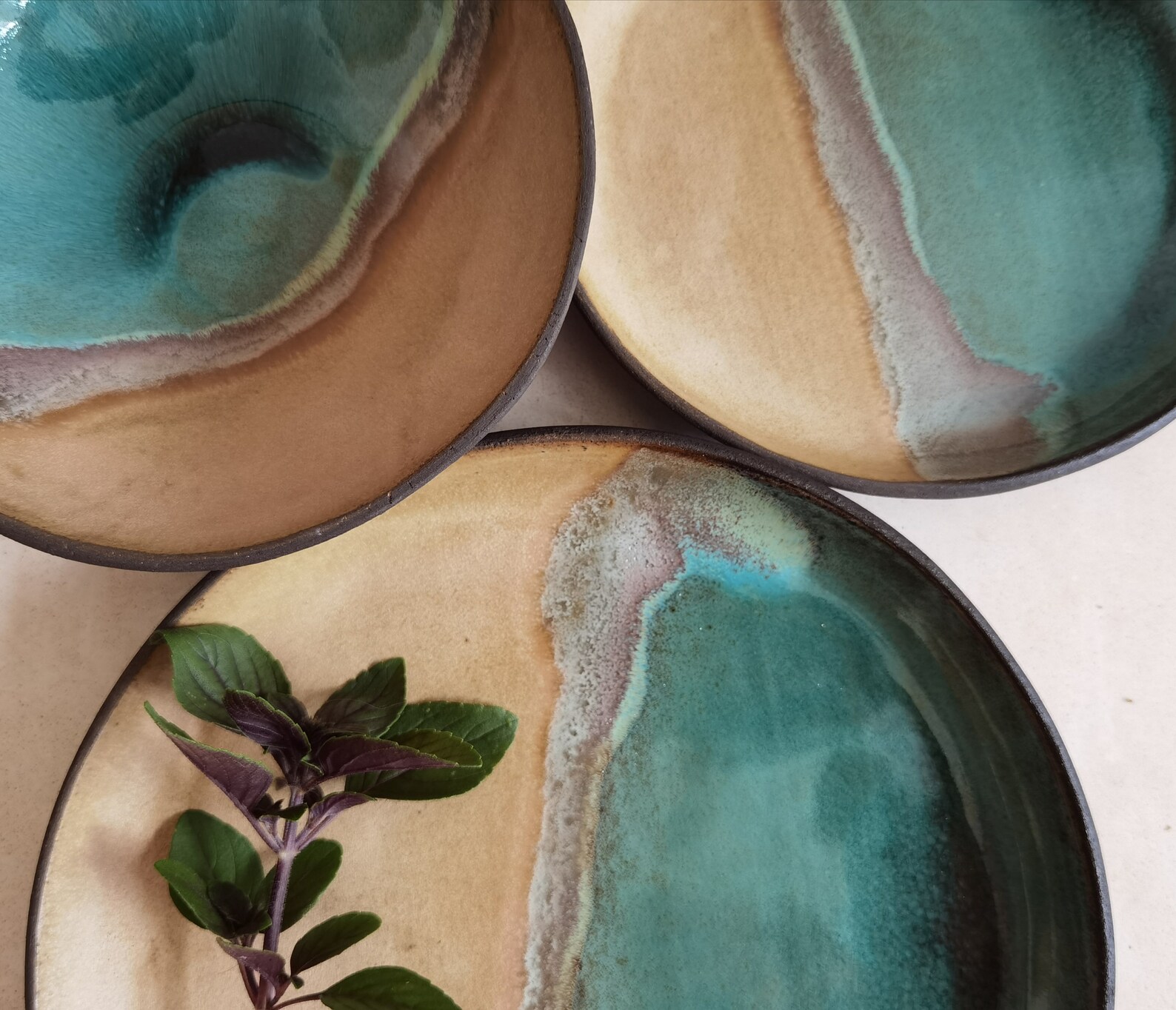 Ceramic Serving Dish Set Modern Ceramic Dinnerware Set Beige - Etsy Canada