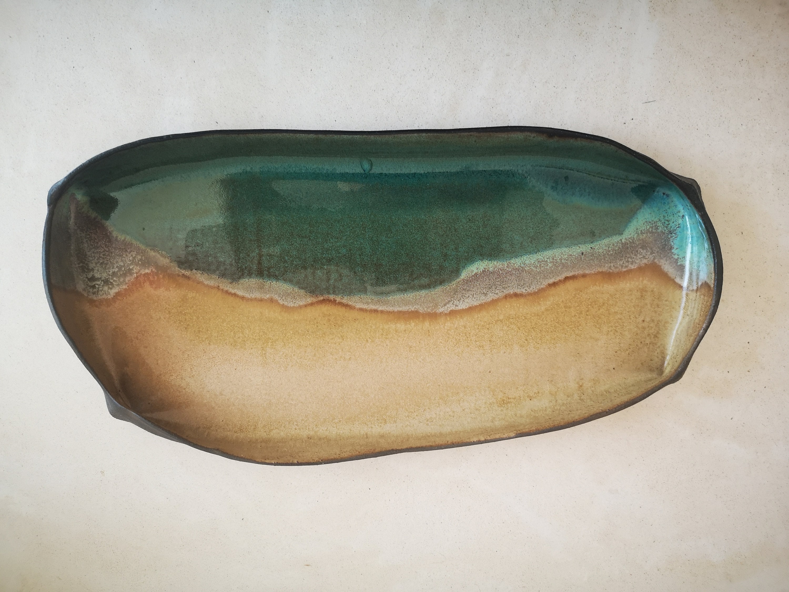 Rectangular Ceramic Serving Tray Pottery Serving Dish - Etsy