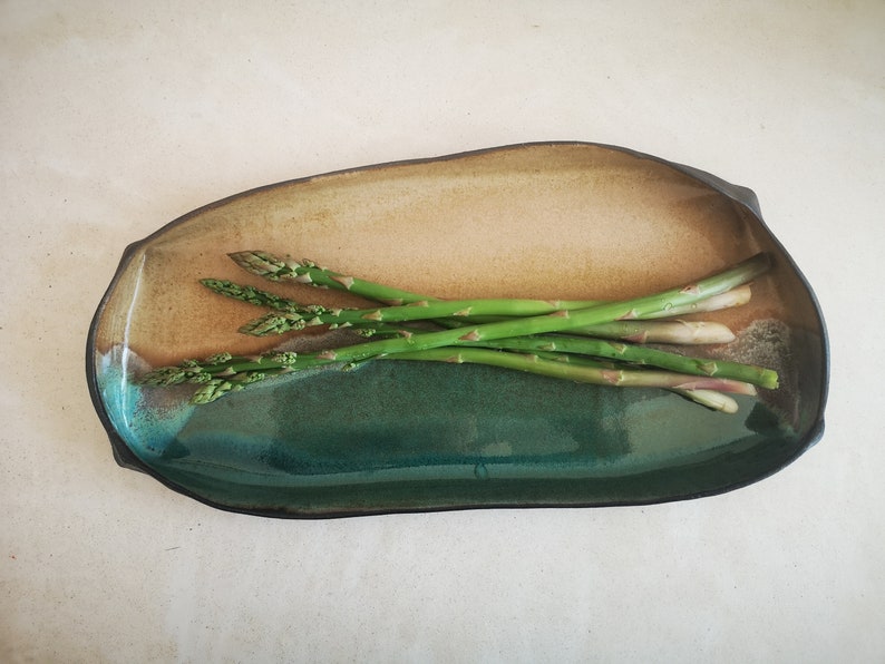 Rectangular Ceramic Serving Tray Pottery Serving Dish - Etsy