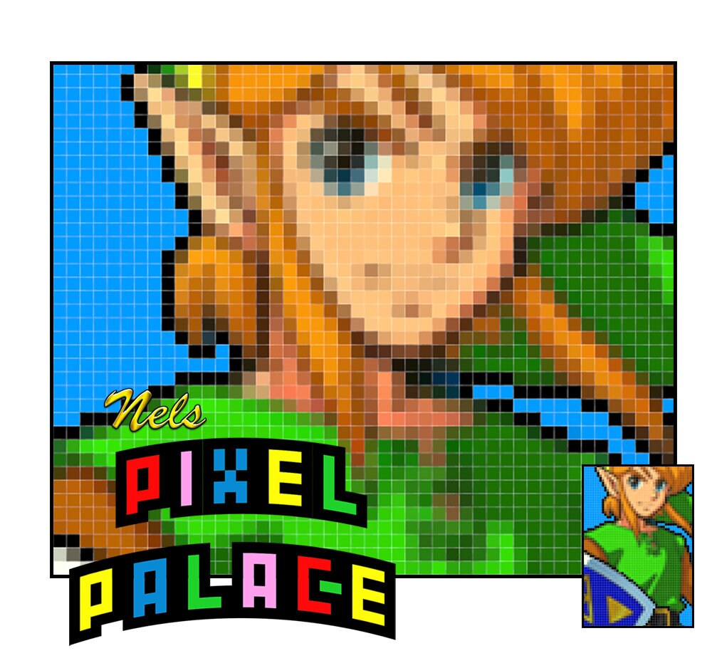 Pixel Art Link Grid