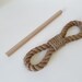 Curtain Tie. Jute Rope. Wood Pin. Curtain Tie Backs. Jute Rope - Etsy