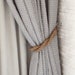 Chunky Twisted Rustic Tie. Jute Rope. Curtain Tieback. Nautical Decor ...