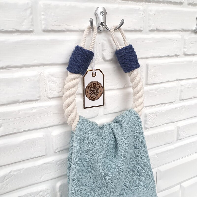 Rope Towel Ring - Etsy