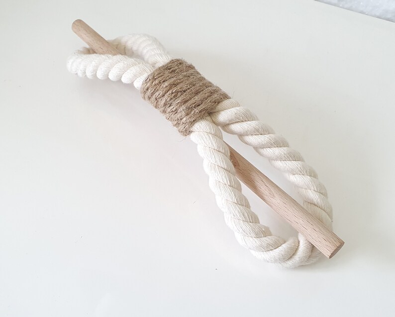 Curtain Tie Backs. White Cotton Rope. Jute Rope. Window - Etsy