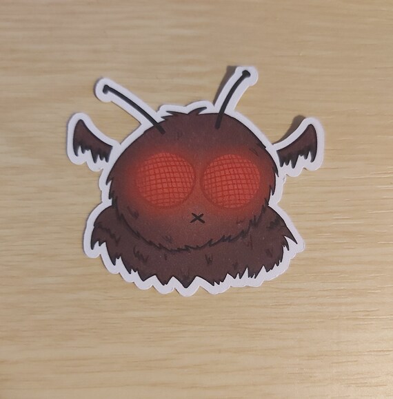 Mothman Paper Sticker | Etsy