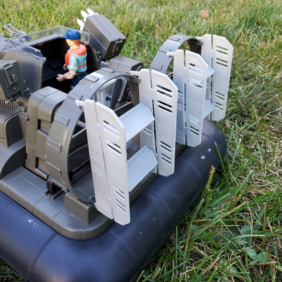 GI Joe Killer Whale 3D Printed Restoration Vertical & Horizontal Vane ...