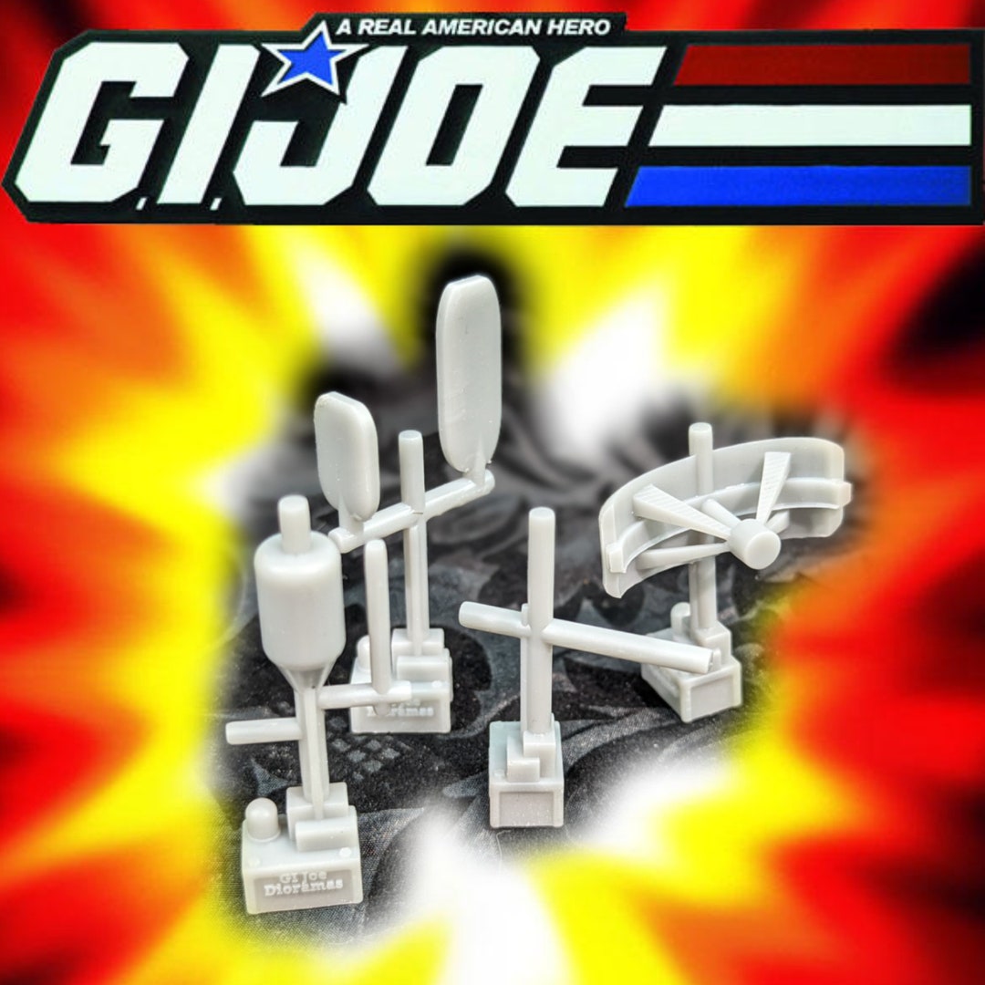 GI Joe USS Flagg Custom 3D Printed Bonus Satellite, Radar Accessories ...