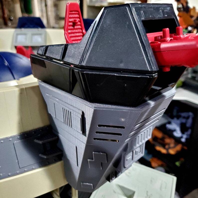 Custom 3D Printed GI Joe Cobra Terror Drome Turret Cannon Base Platform ...
