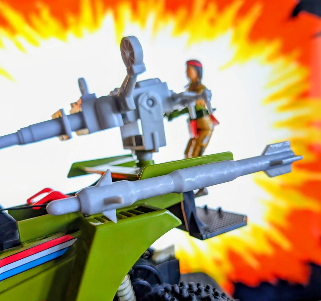 3D Printed Vintage 1987 GI Joe Crossfire Missile Custom Restoration ...