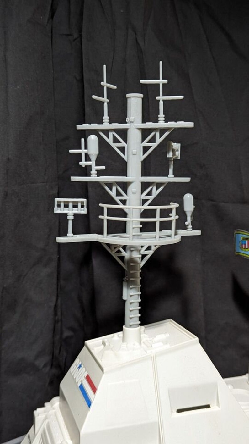 GI Joe USS Flagg Mast Custom 3D Printed New & Improved - Etsy